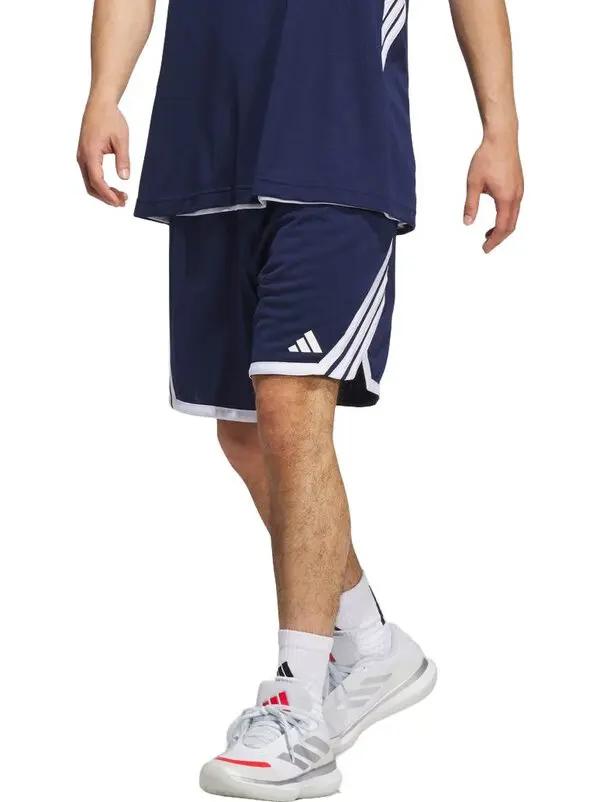 Adidas 3g Speed Basketball Aeroready Shorts - Team Navy / White