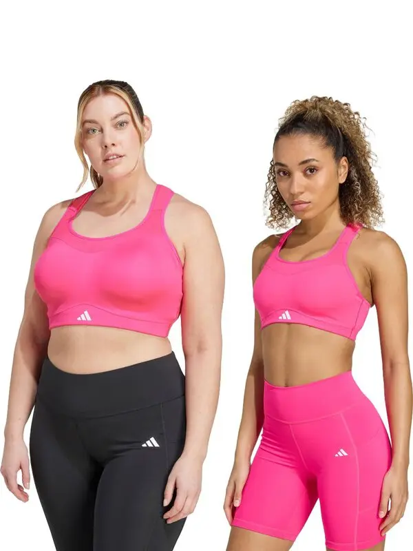 Adidas Tlrd Impact Training High Support Bra Pink - Shock Pink