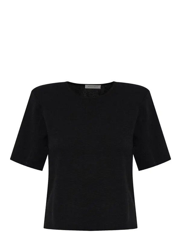 BY MALENE BIRGER Amber" Knit Top - Black