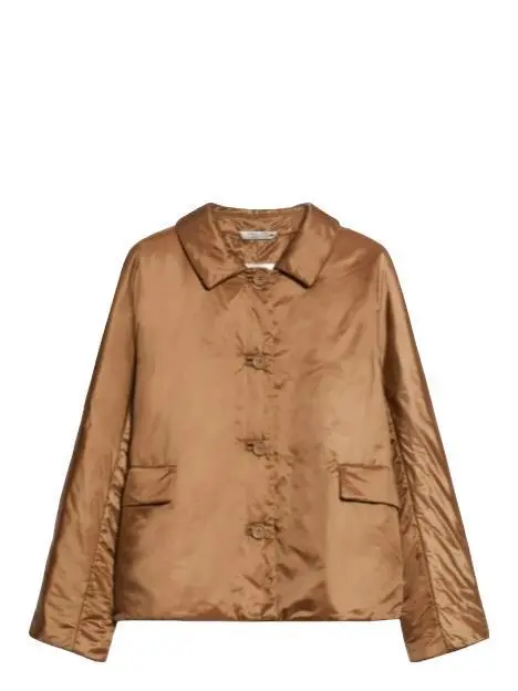 Max Mara Long-sleeved Casual Jacket - Brown