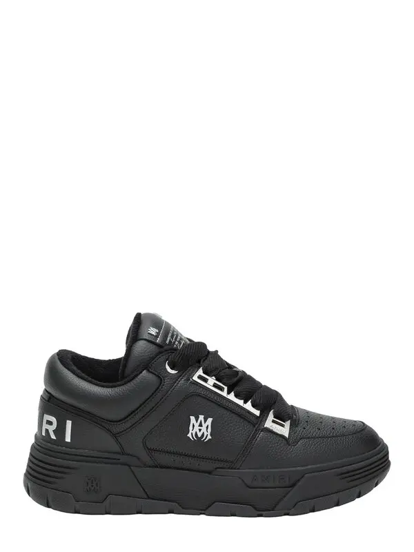 Amiri Ma-1 Low-top Leather And Textile Sneakers - Black