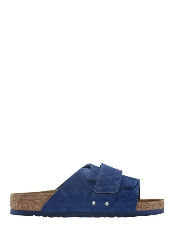 BIRKENSTOCK Logo Slide Sandals - Blue