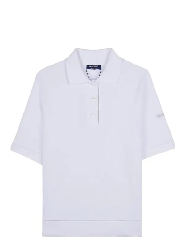 Saint James Short Sleeve Polo Shirt - White
