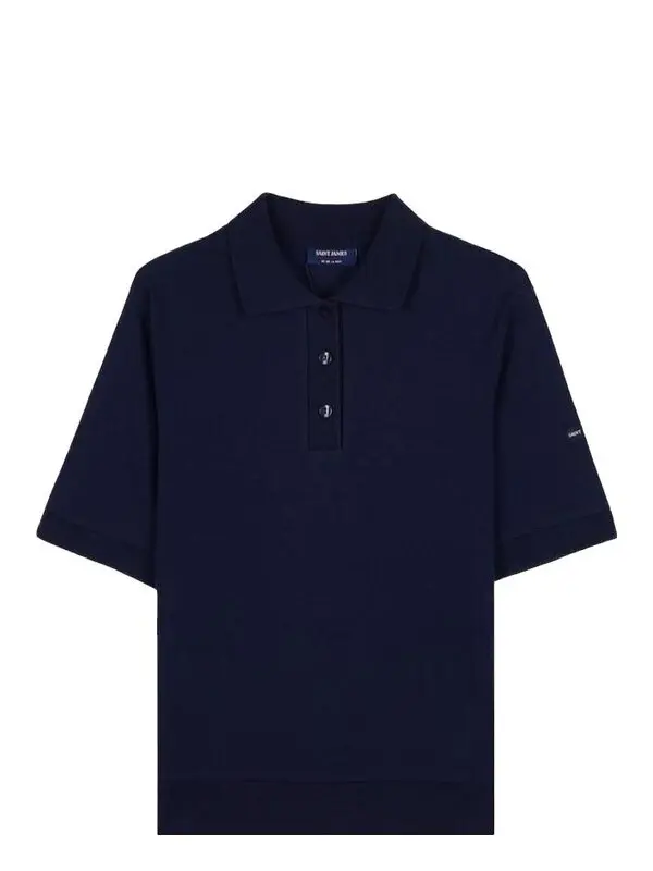 Saint James Short-sleeve Polo Shirt - Black