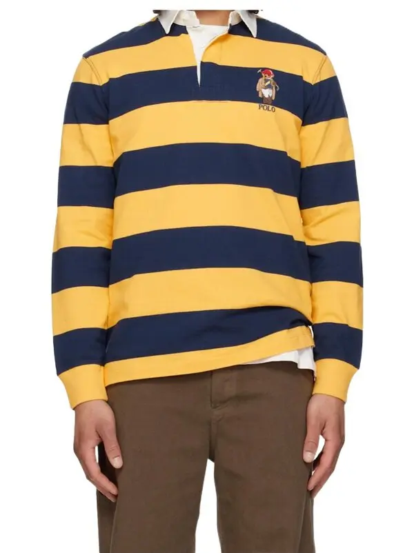 Polo Ralph Lauren Striped Embroidered Polo Shirt - Multicolor