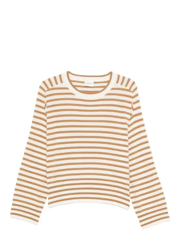 Closed Striped Cashmere Sweater - Brown