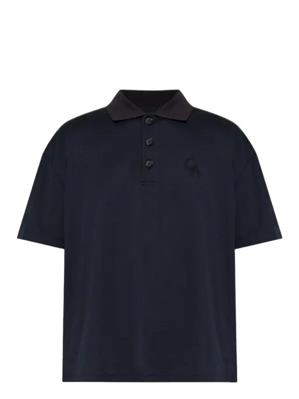 Giorgio Armani Short-sleeve Polo Shirt - Navy Blue