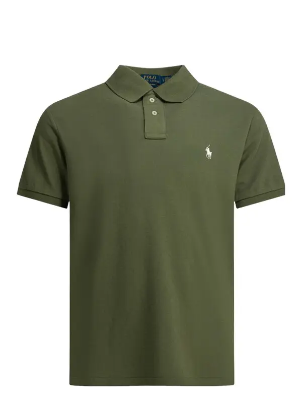 Polo Ralph Lauren Logo-embroidered Straight Hem Polo Shirt - Green