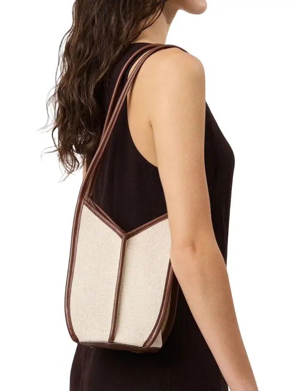 Hereu Calella Bucket Canvas Bag - White