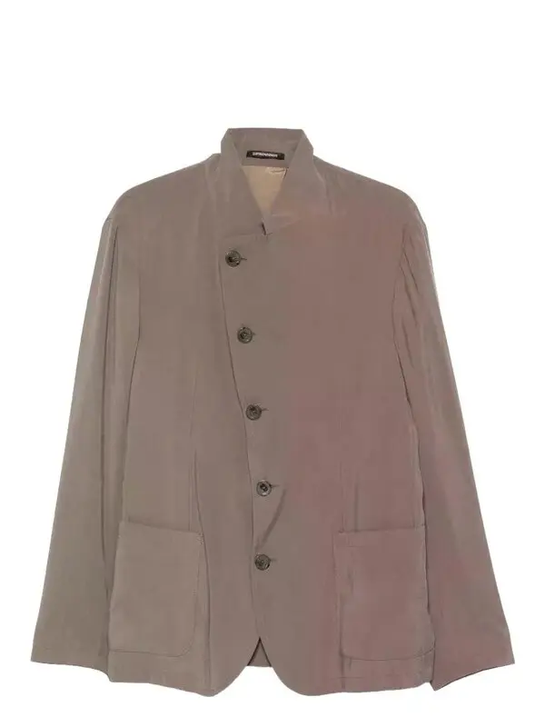 Emporio Armani Button-fastening Jacket - Neutrals