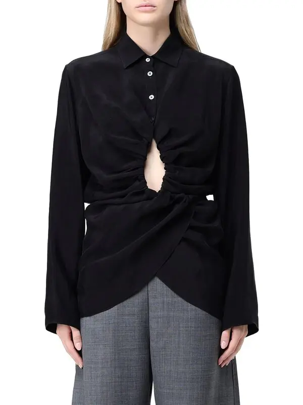 MAISON MARGIELA Cupro Shirt - Black