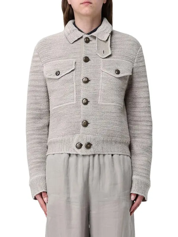 Giorgio Armani Button-detailed Sweater - Grey