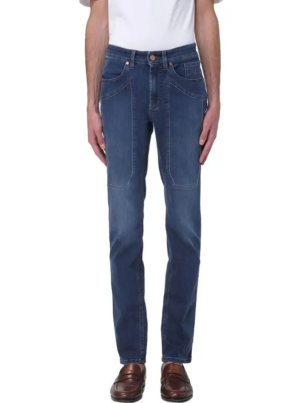 JECKERSON Slim Fit Stretch Denim Jeans - Navy