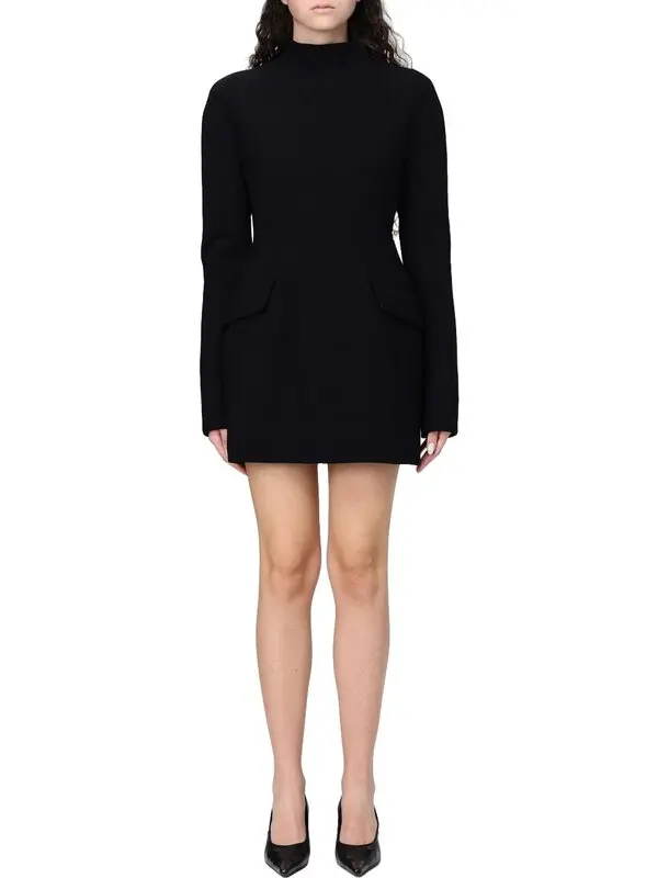 Sportmax Long Sleeve Dress - Black
