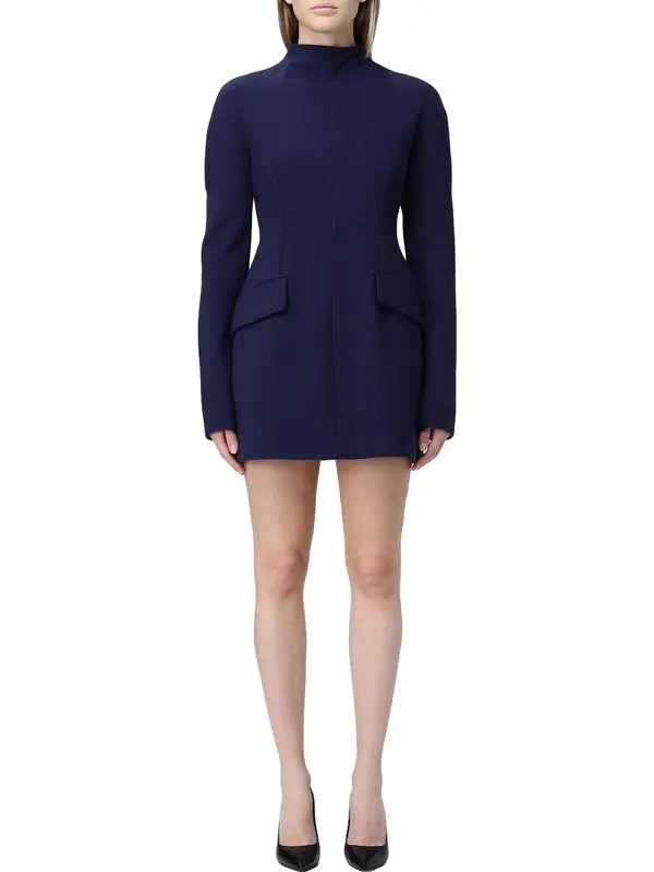 Sportmax Long Sleeve Dress - Blue
