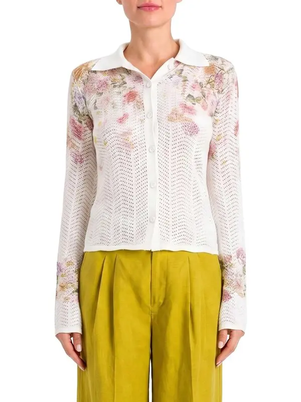 TWINSET Long Sleeve Printed Shirt - Multicolor