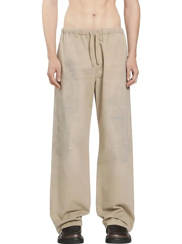 Acne Studios Washed Twill Pants - Beige