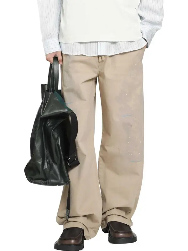 Acne Studios Washed Twill Pants - Beige