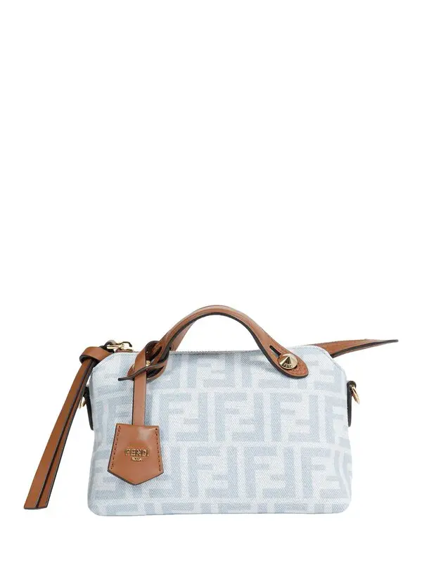 Fendi By The Way Ff Denim Mini Bag - Blue