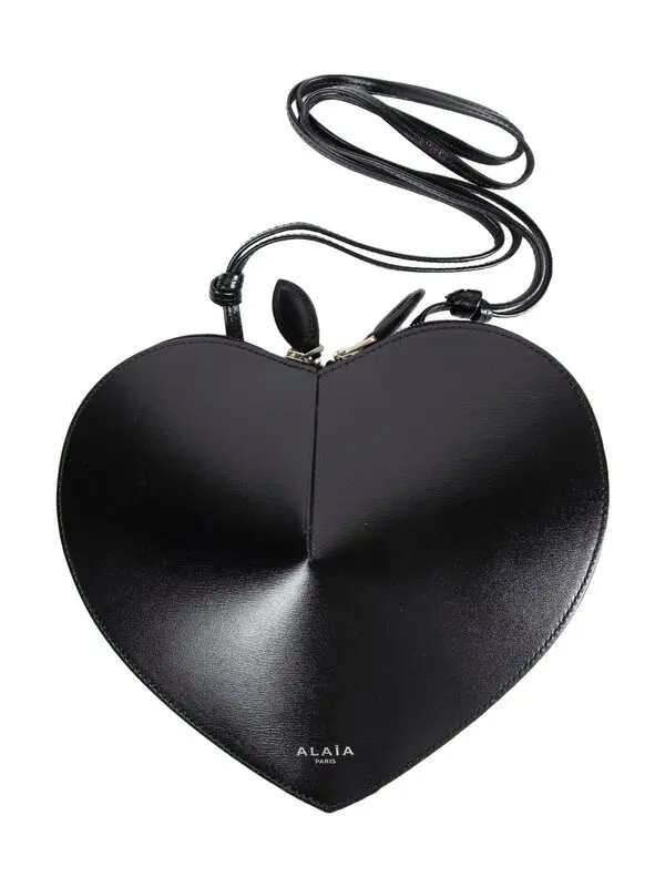 Alaïa Le Coeur Crossbody Bag - Black
