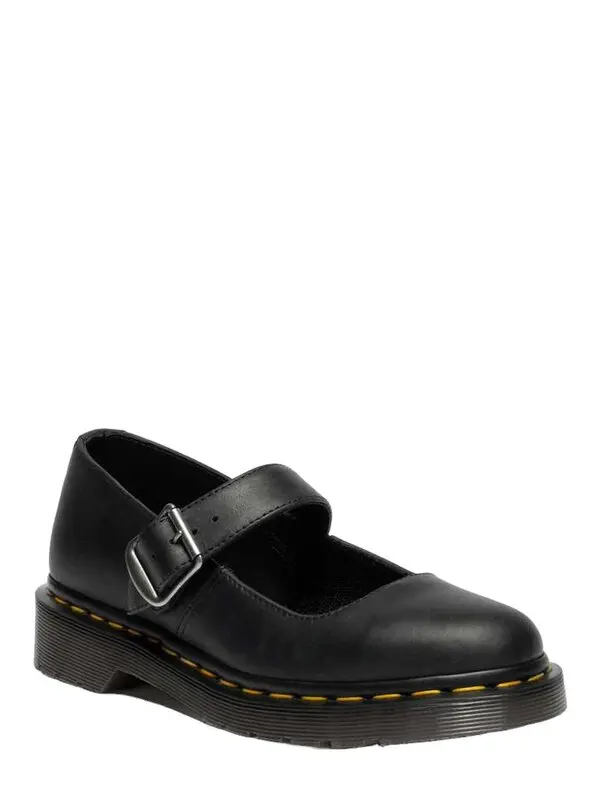 Dr. Martens Mariel Ii Leather Mary Jane Shoes - Black