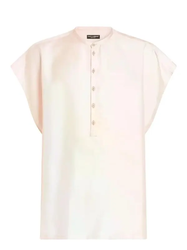 Dolce & Gabbana Silk Twill Shirt - Pink