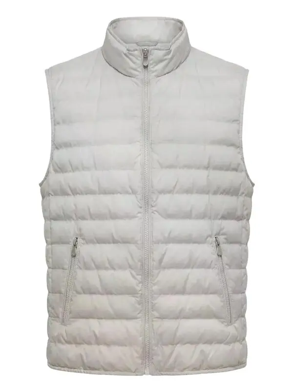 Brunello Cucinelli Quilted Gilet - Grey