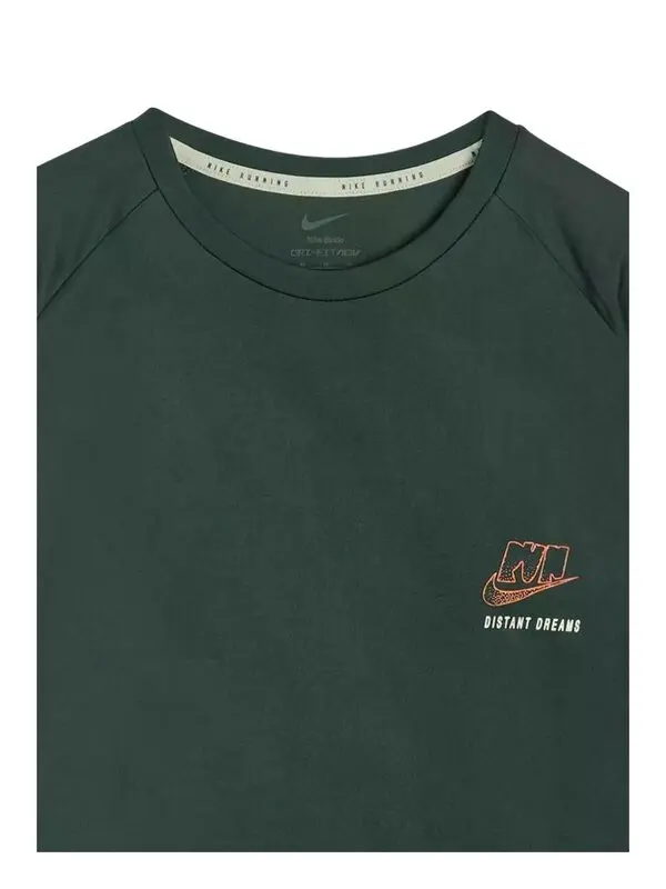 Nike Logo-print Raglan-sleeve T-shirt - Green