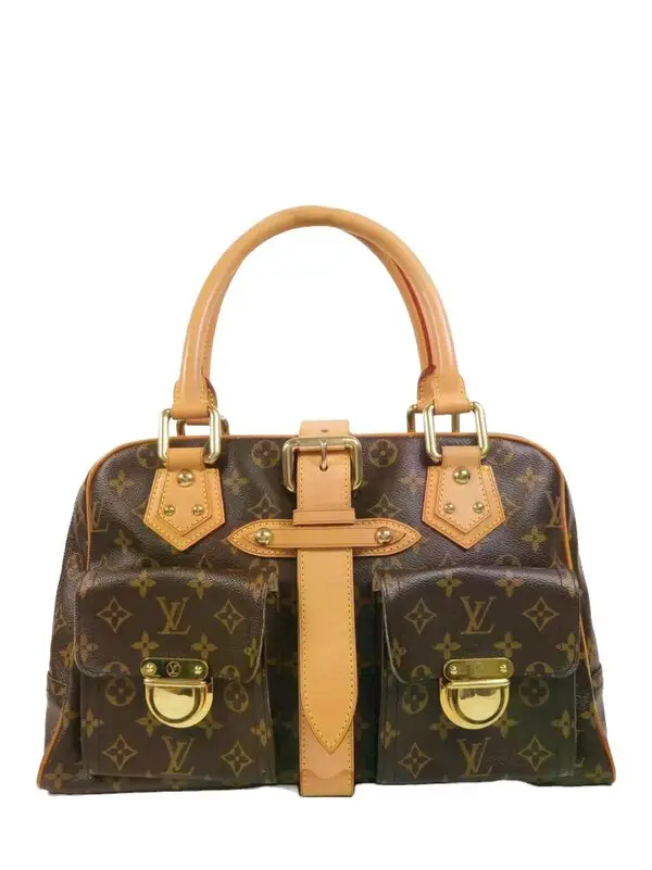 LOUIS VUITTON Manhattan Gm Tote Bag - Brown