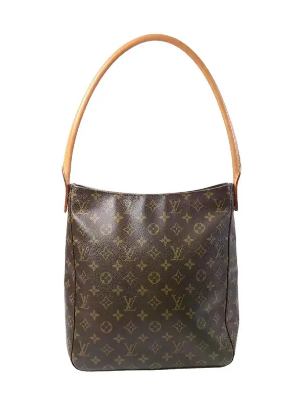 LOUIS VUITTON Monogram Canvas Looping Shoulder Bag - Brown