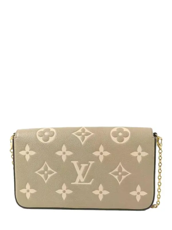 LOUIS VUITTON Felicie Monogram Clutch Bag - Neutrals