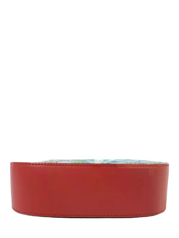 Gucci Gg Supreme Blooms Shoulder Bag - Red