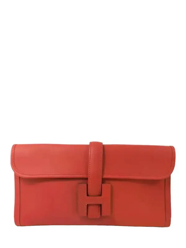 Hermès Jige Pm Clutch Bag - Red
