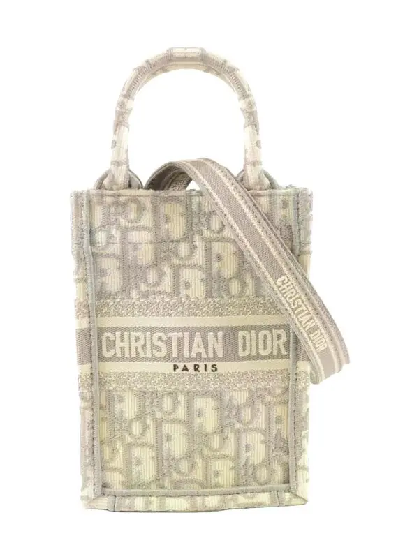 Dior Mini Book Tote Bag - Neutrals