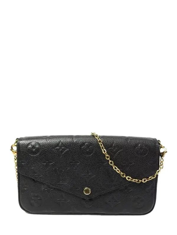 LOUIS VUITTON Félicie Pochette Bag - Black