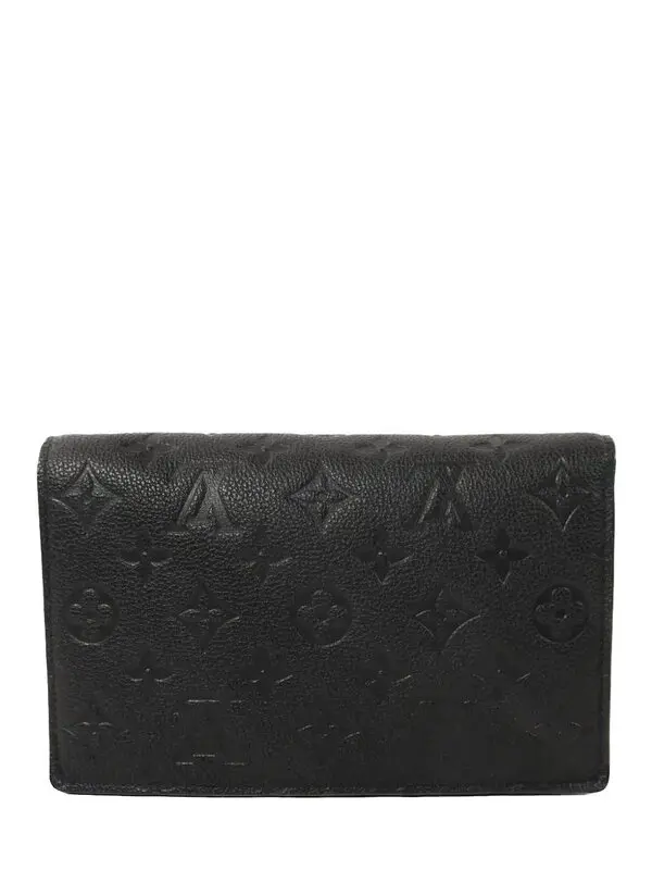 LOUIS VUITTON Vavin Monogram Empreinte Chain Shoulder Bag - Black