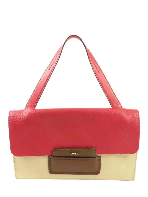 Furla Leather Shoulder Bag - Neutrals