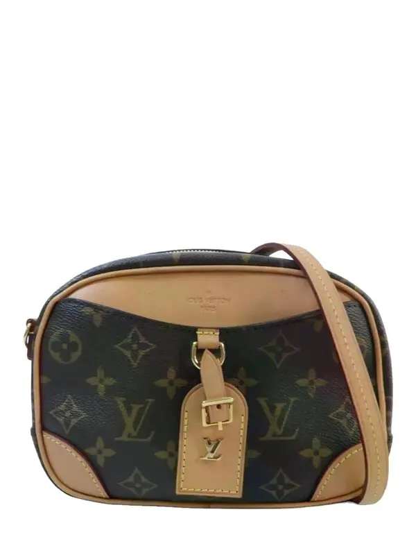 LOUIS VUITTON Monogram Deauville Mini Shoulder Bag - Brown