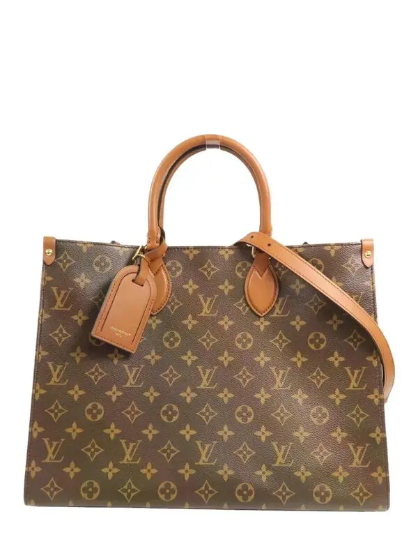 LOUIS VUITTON Monogram Onthego Tote Bag - Brown