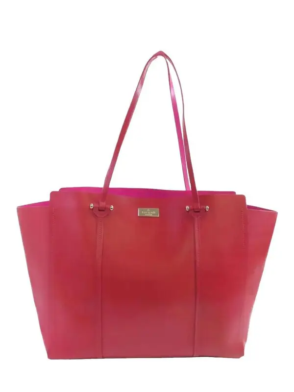 Kate Spade New York Leather Tote Bag - Red