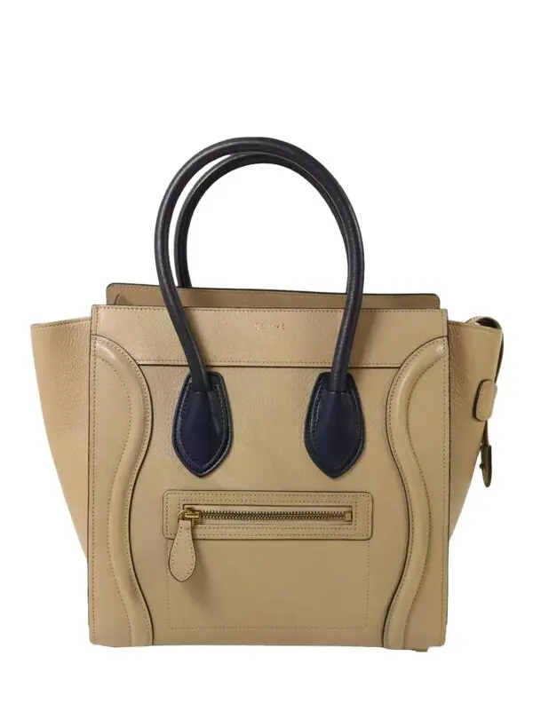 Celine Micro Luggage Tote Bag - Neutrals