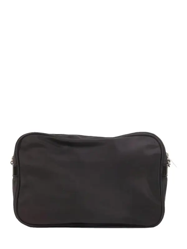 Tory Burch Logo Plaque Pouch Detail Shoulder Bag - Black