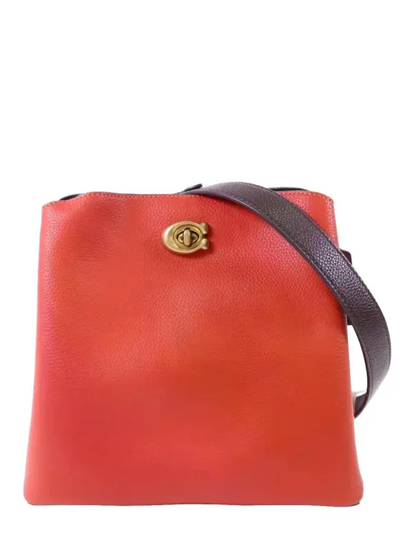 COACH VINTAGE Willow Turn-lock Bucket Bag - Red