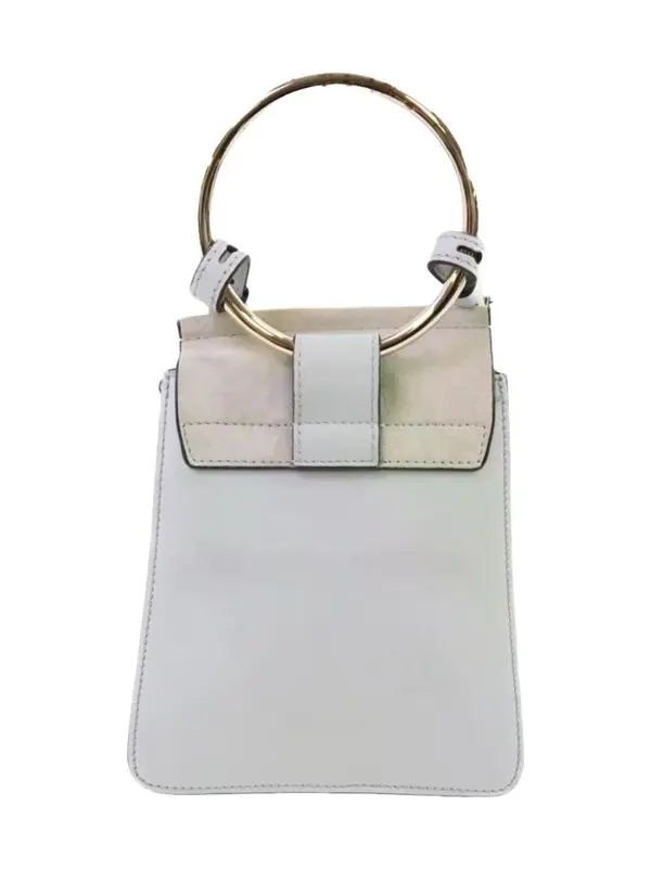 Chloé Faye Suede-paneled Tote Bag - Blue