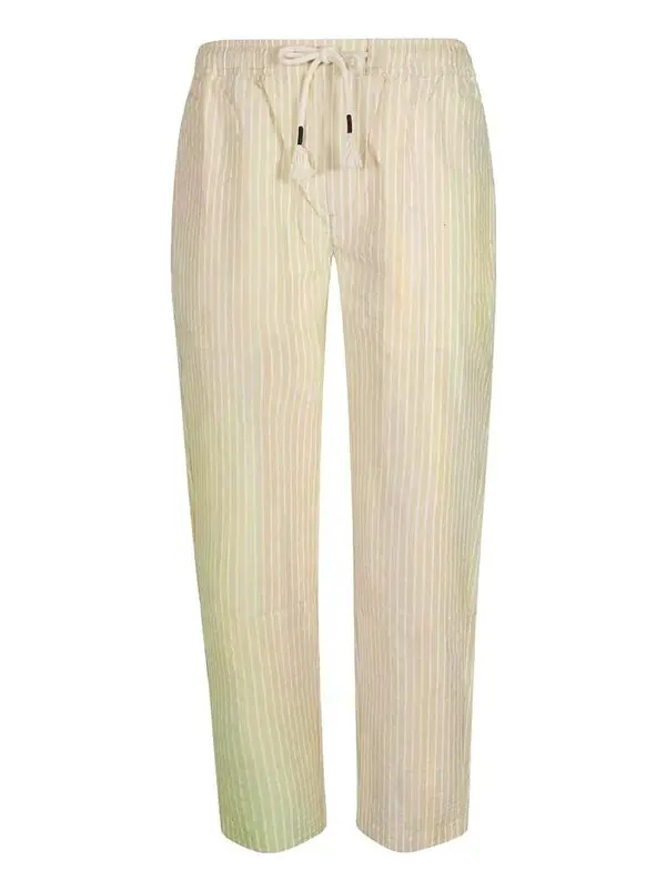 Orlebar Brown Sonoran Stripe-pattern Drawstring Trousers - Neutrals
