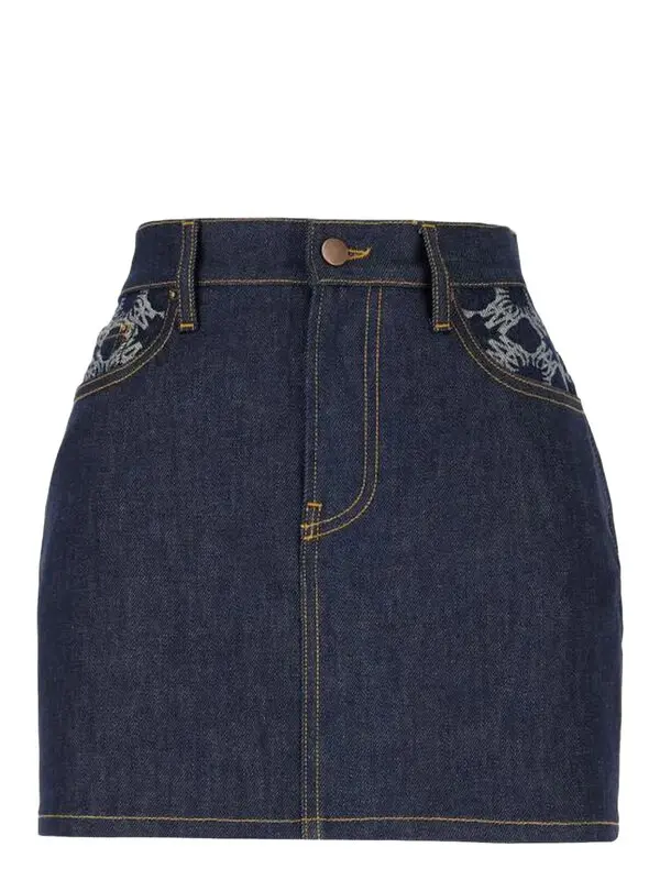 Amiri Denim Mini Skirt - Rawindigo