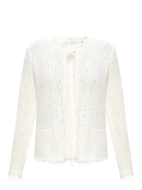 IRO PARIS Logo Casual Jacket - White