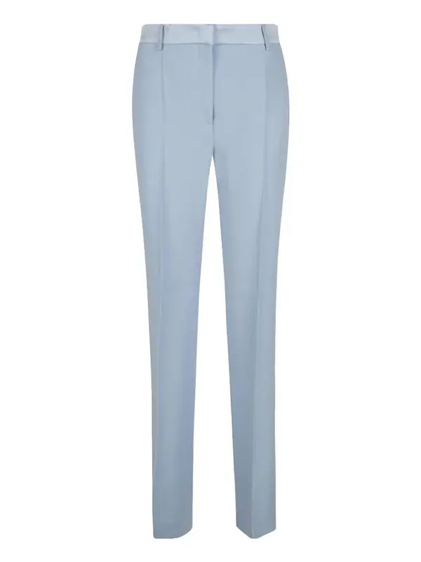 Alberta Ferretti High-waisted Tailored Trousers - Blue
