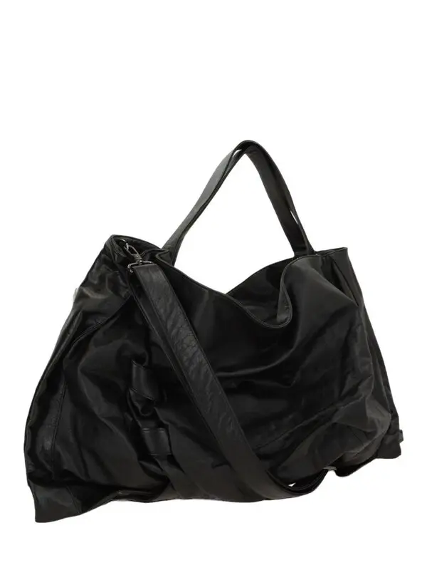Yohji Yamamoto Discord Draped Tote Bag - Black