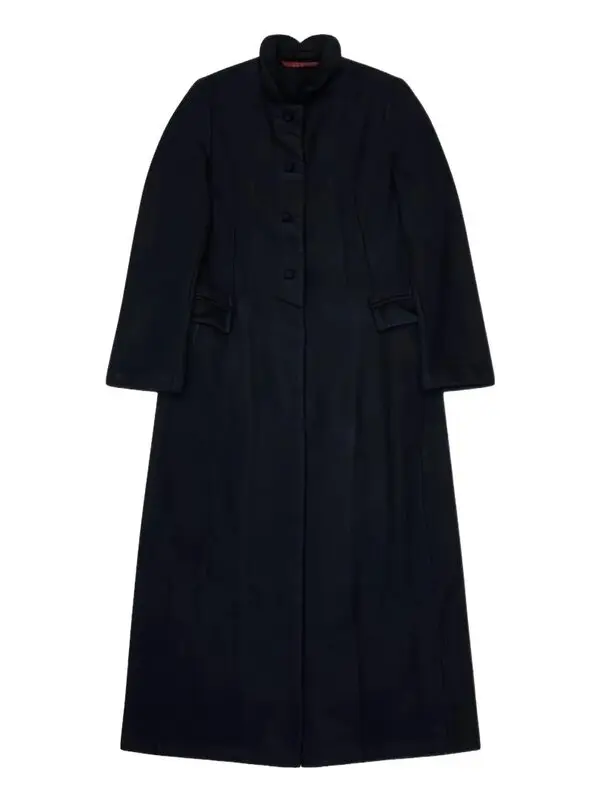 DANIELA GREGIS Long Button-down Coat - Black